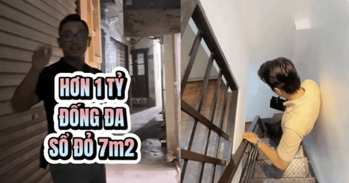 Cận cảnh căn nhà 7m2 được rao bán với giá hơn 1 tỷ đồng ở Hà Nội