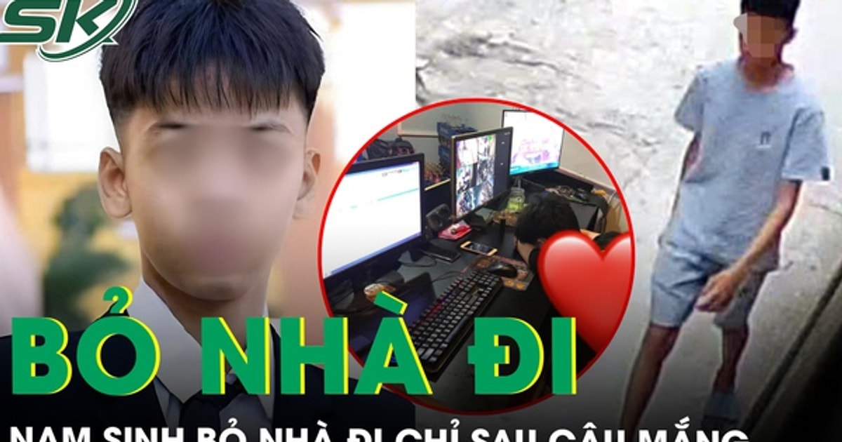 Nam sinh bỏ nhà đi chỉ sau câu mắng, bán điện thoại để mua quần áo, ngủ ...
